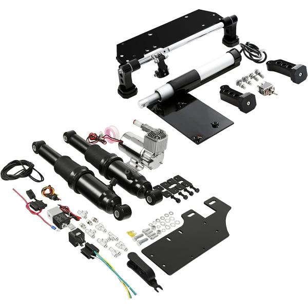 商品名SLMOTO 電動センタースタンド エアライドサスペンション ハーレーツーリングストリートグライド 2017-2020 エレクトラグライド ロードキング ストリートグライド ウルトラリミテッドSLMOTO Electric Cente...