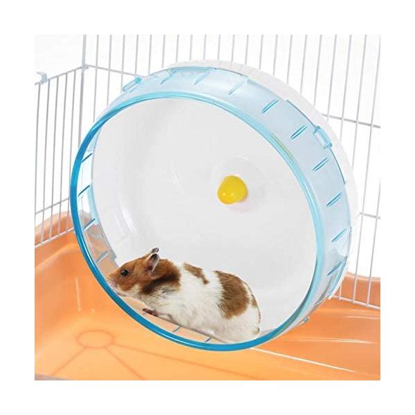 商品名Zhang Ku 5.5inch Silent Hamster Wheel-Pets Running Sports Exercise Wheel Jogging Wheel Hamster Rat Gerbil Silent Spin...
