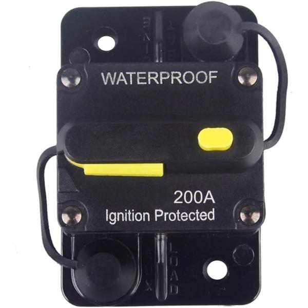 商品名OUHL 200 Amp Circuit Breaker 12V- 48V DC Manual Reset for Trolling Motor Rv Marine Boat Vehicles System Protection Wa...