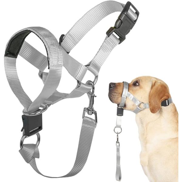 商品名Dog Head Collar, No Pull Training Tool for Dogs on Walks, Includes Free Training Guide, Soft Padding, 5ブランド：BARKLESS商...
