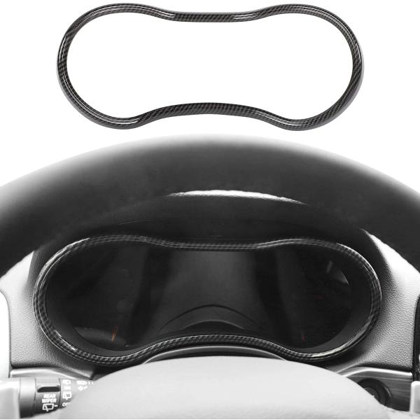 商品名Hoolcar セントラルコントロール ダッシュボード ベゼルカバー 2014-2021 Jeep Grand Cherokee用 ABS内装アクセサリー カーボンファイバーHoolcar Central Control Dashbo...