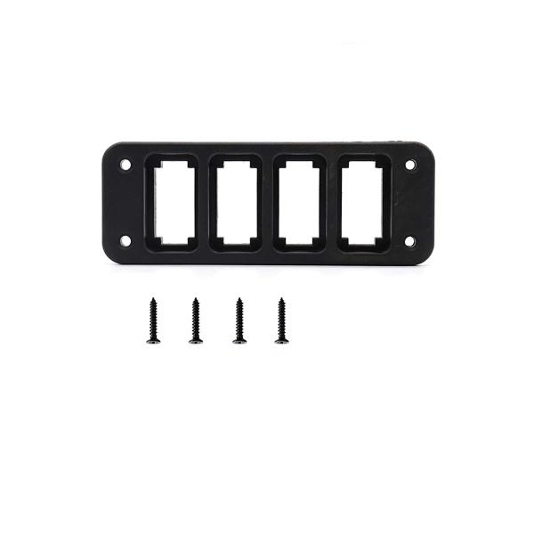 商品名Quad Flush Mount Switch Panel 4 Way Plastic New Toyota Switch Panel Holder (4 Way)ブランド：Aeafaryne商品サイズ：高さ：2.1 cm横幅：14....
