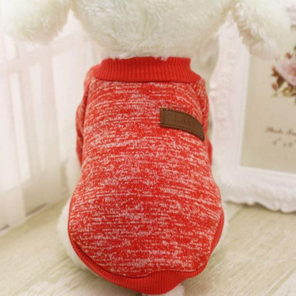 商品名Idepet Pet Dog Classic Knitwear Sweater Soft Fleece Coat Thickening Warm Dogs Shirt Winter Pet Dog Cat Clothes Puppy ...