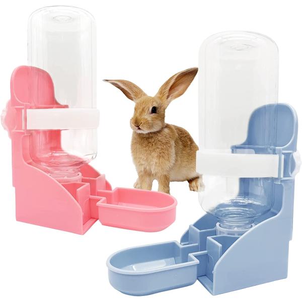 商品名kathson Rabbit Water Bottle, 17oz Hanging Water Fountain Automatic Dispenser No Leak WaterFeeder for Bunny Chinchilla...