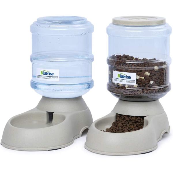 商品名：BLUERISE Dog Water Bowl Dispenser 100% BPA-Free Automatic Dog Feeder Gravity Refill Easily Clean Self Feeding Cat Wa...