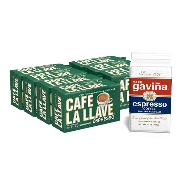 商品名Cafe La Llave Espresso Dark Roast Coffee Bricks (7 X 10 oz) Cafe Gavina Espresso Brick Bonus (1 X 10 oz)ブランド：Cafe La ...