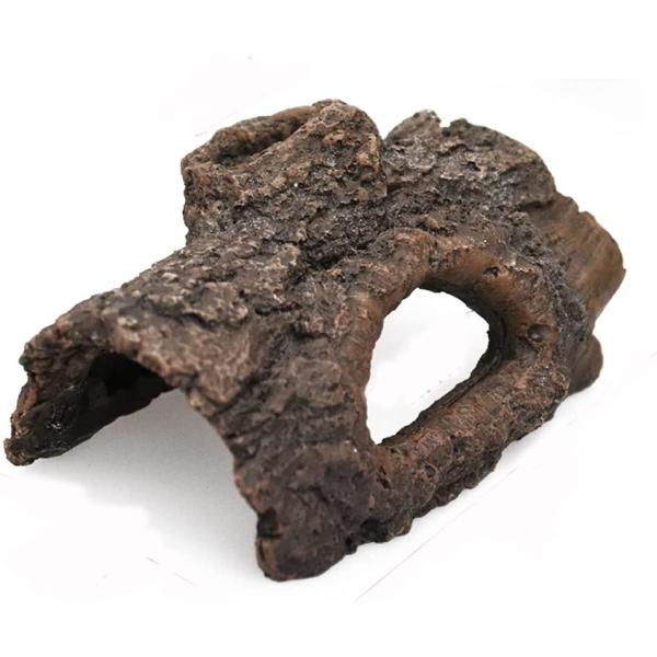 商品名Reptile Habitat Decor Cavern Bark Bends ,Aquarium Cave Hollow Tree Trunk,5.1inch Resin Hideoutsブランド：Abustle pig商品サイズ：...