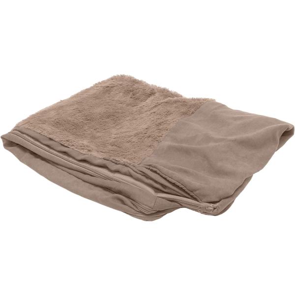 商品名Furhaven Plush &amp; Suede Sofa-Style Dog Bed Replacement Cover - Almondine, Largeブランド：Furhaven商品サイズ：Large高さ：40.2 cm横...