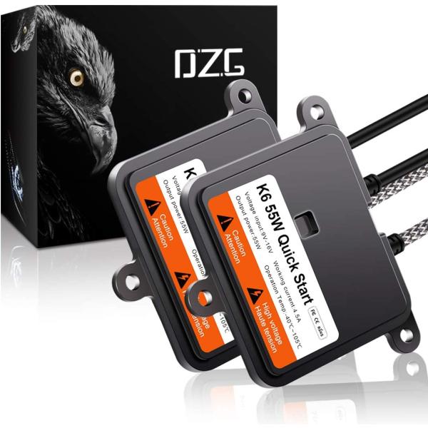 商品名DZG Xenon Ballasts 55W Quick Start Xenon Headlight Ballast Replacement Slim Ballast Alternate Current AC Universal Fi...