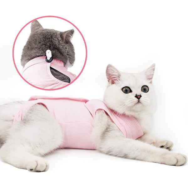 商品名LIANZIMAU Cat Surgery Recovery Suit for Surgical Abdominal Wounds Home Indoor Pet Clothing E-Collar Alternative for C...