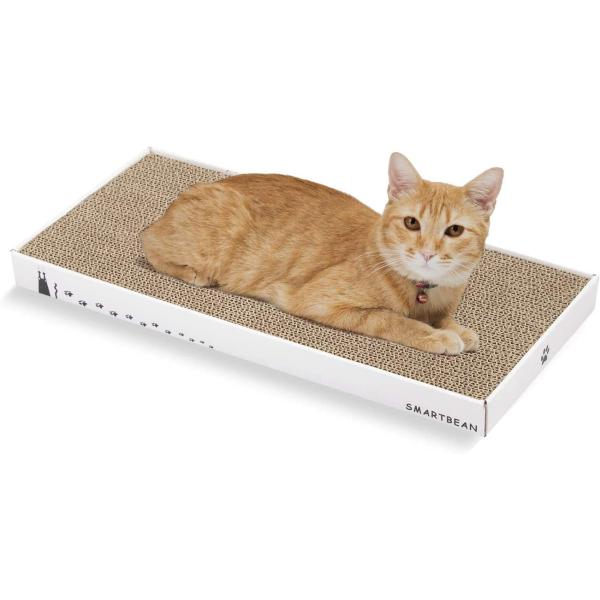 商品名Cardboard Scratcher Pad Scratching post:Smartbean Cat Scratch Pad,Cat Scratching Post with Durable&amp;High Density C...