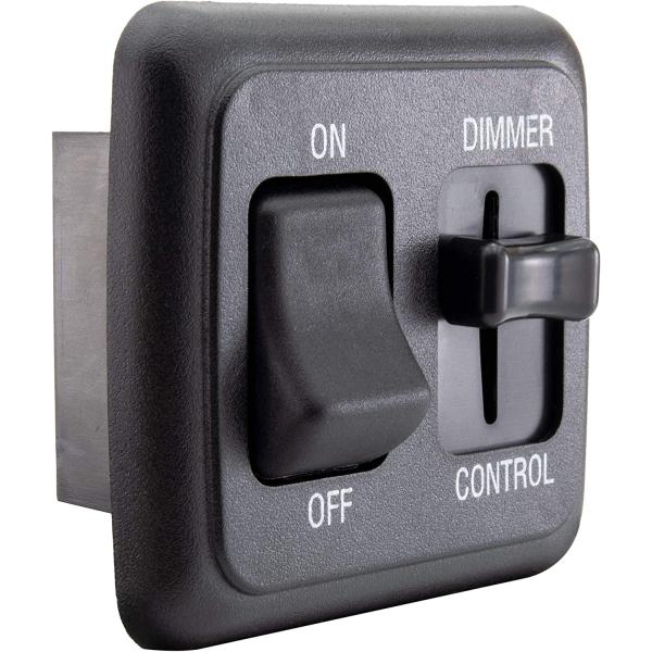 商品名RecPro RV調光スイッチ | 12V DC | ハイサイド調光ライトスイッチ | LEDライトに対応 (ブラック)RecPro RV Dimmer Switch | 12V DC | High Side Dimmer Light...