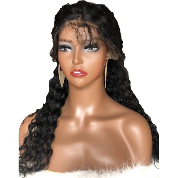 商品名Voloria Realistic Female Mannequin Head with Shoulder Manikin PVC Head Bust Wig Head Stand for Wigs Display Making,St...