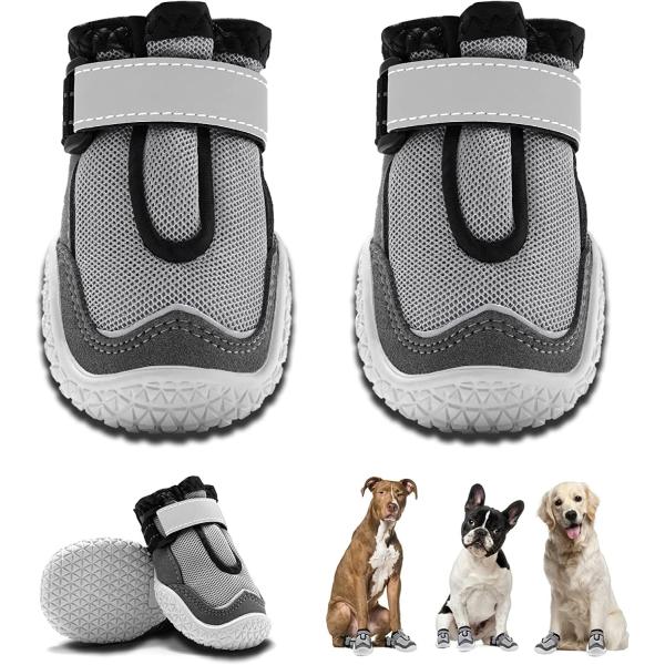 <b>商品名</b>Hcpet Dog Boots Breathable Dog Shoes for Hot Pavement, Heat Resistant Dog Booties with Reflective ...