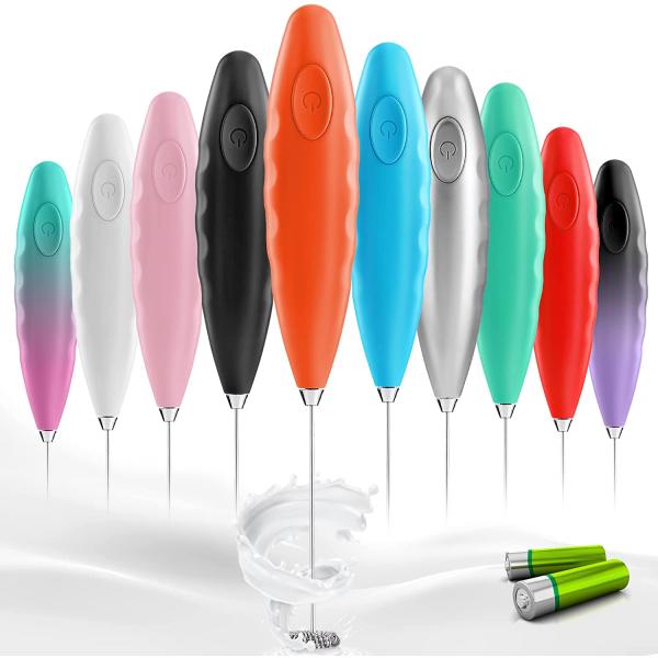 商品名Milk Boss Milk Frother for Coffee - Comfort Grip Matcha Whisk - Electric Matcha Mixer and Mixer Electric Handheld - C...