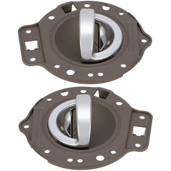 商品名ECCPP Door Handles Interior Inside Inter Rear Driver Left Passenger Right Side for 2006-2010 for Jeep Commander Balck...