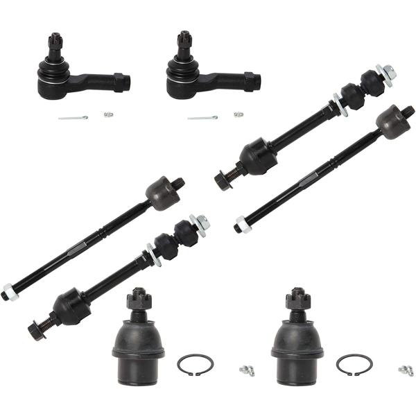 商品名Motorman 8pcs (2) K80338+(2) ES3691+(2) EV463+(2) K80149 Front Stabilizer Sway Bar Link,Inner&amp;Outer Tie Rod End,L...