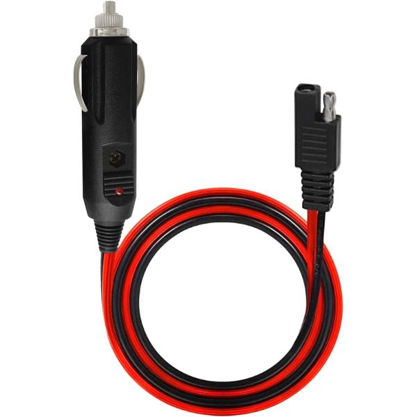 商品名AYECEHI SAE to Car Cigarette Lighter Plug, Cigarette Lighter SAE Cable, 14AWG 12V Cigarette Lighter Plug to SAE Quick...