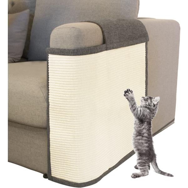 商品名Cat Scratch Furniture Couch Protector with Natural Sisal for Protecting Couch Sofa Chair (Left Hand)ブランド：Oroonoko商品サイ...