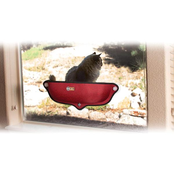 商品名K&amp;H PET PRODUCTS EZ Mount Window Bed Kitty Sill Red 27 X 11 X 6 Inchesブランド：K&amp;H PET PRODUCTS商品サイズ：27 X 11 X 6 ...