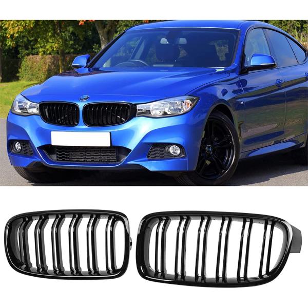商品名フロントグリルグリル ブラック キドニーグリル BMW 3シリーズ F30 F31 F35 318i 320i 328i 330i 335i 340i 2012-2018対応 (グロスブラック)F30 Grill, Front Kid...