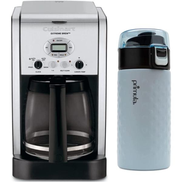 商品名Cuisinart DCC-2650 Extreme Brew 12-Cup Programmable Coffeemaker with 12-Ounce Double Wall Stainless Steel Tumbler Bun...