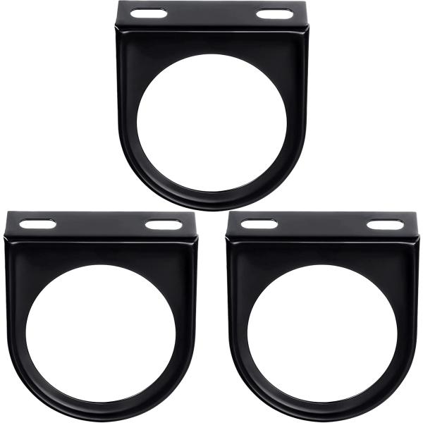 商品名Frienda 3 Pieces 2 Inch Single Gauge Mounting Panel Black Single Gauge Mounting Bracket Pod Single Hole Meter Gauge P...