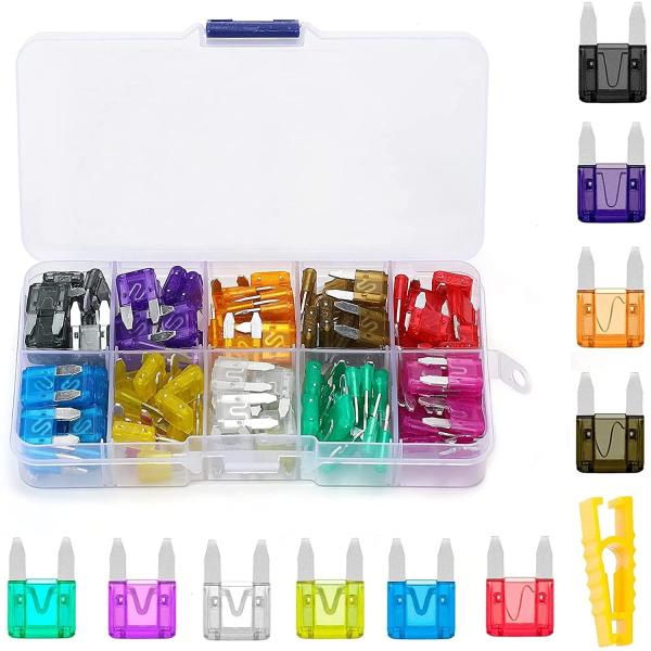 商品名DFsucces Car Fuses Assortment Kit,120 Pcs Mini Standard Automotive Blade Fuses Assortment Kit with Puller Tool for Ma...
