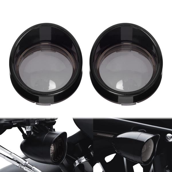 商品名:  HDBUBALUS Smoked Turn Signals Lens Cover Visor Bezels Light Covers Indicators Lens Fit for Harley Touring FLHX Spo...