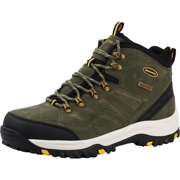 商品名Skechers メンズ Relment Pelmo Chukka 防水ブーツ, オリーブ/ブラック, 10Skechers Men's Relment Pelmo Chukka Waterproof Boot Olive/Black...