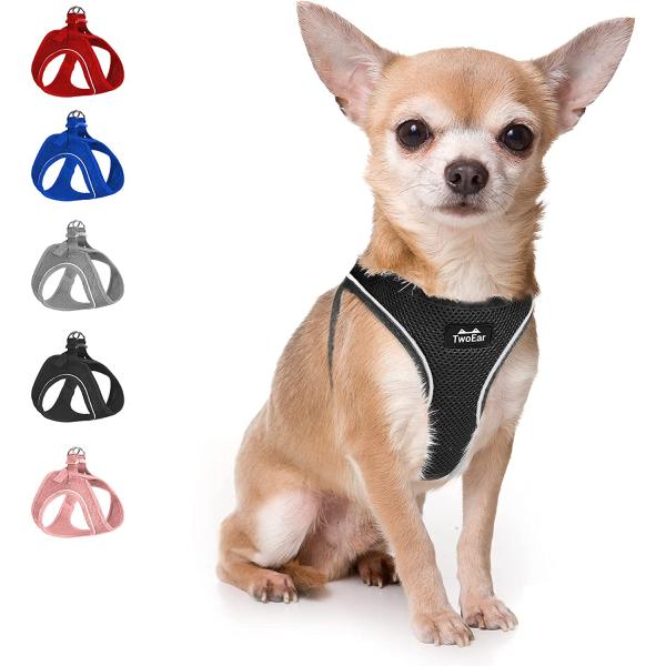 商品名TwoEar Dog Vest Harness Reflective, No-Pull Pet Harness Easy Control with Breathable Mesh, Soft Puppy Step-in Harness...