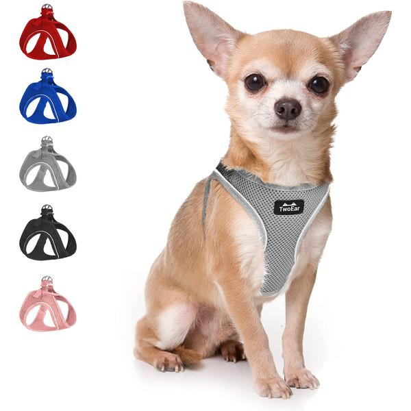 商品名TwoEar Dog Vest Harness Reflective, No-Pull Pet Harness Easy Control with Breathable Mesh, Soft Puppy Step-in Harness...