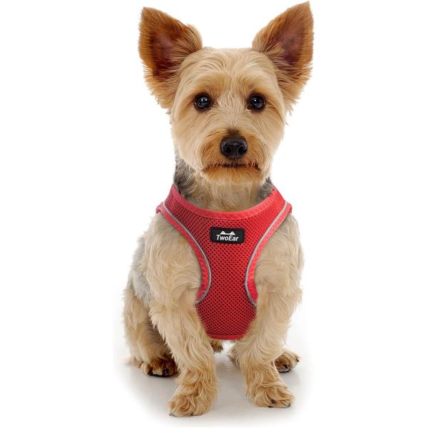 商品名TwoEar Dog Vest Harness Reflective, No-Pull Pet Harness Easy Control with Breathable Mesh, Soft Puppy Step-in Harness...