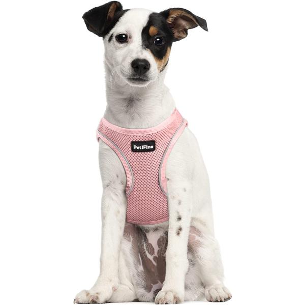 商品名TwoEar Dog Vest Harness Reflective, No-Pull Pet Harness Easy Control with Breathable Mesh, Soft Dog Walking Chest Har...