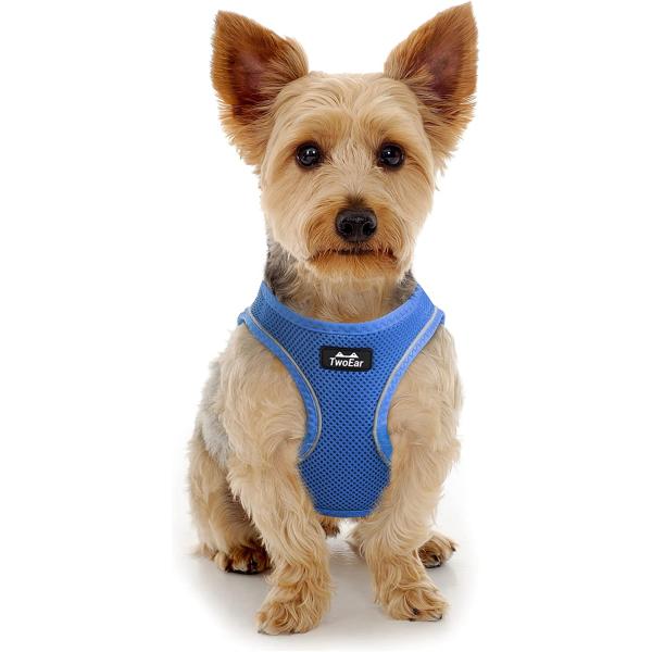 商品名TwoEar Dog Vest Harness Reflective, No-Pull Pet Harness Easy Control with Breathable Mesh, Soft Puppy Step-in Harness...