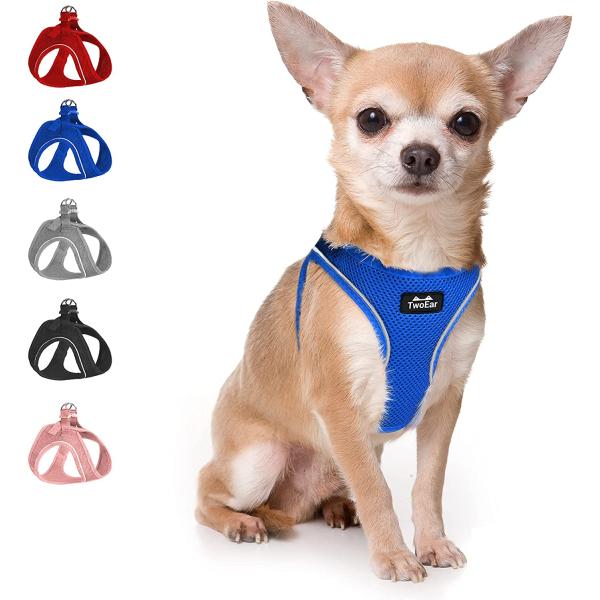 商品名TwoEar Dog Vest Harness Reflective, No-Pull Pet Harness Easy Control with Breathable Mesh, Soft Puppy Step-in Harness...