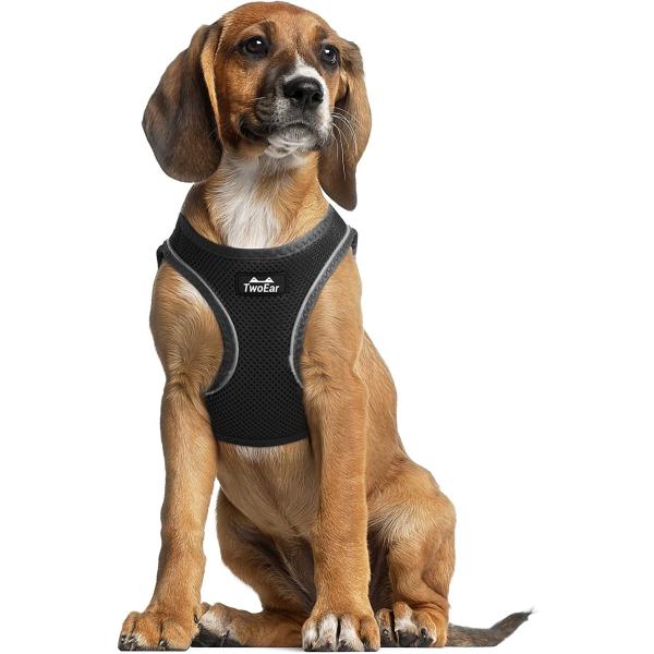 商品名TwoEar Dog Vest Harness Reflective, No-Pull Pet Harness Easy Control with Breathable Mesh, Soft Puppy Step-in Harness...