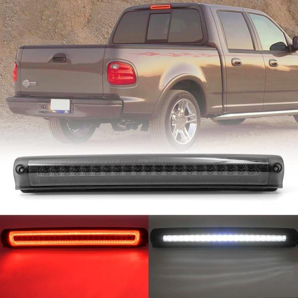 商品名NSLUMO Led Third Brake Light Replacement for 1997-2003 F150 F250 2000-2005 F'ord Excursion Euro Smoked Lens Red LED S...