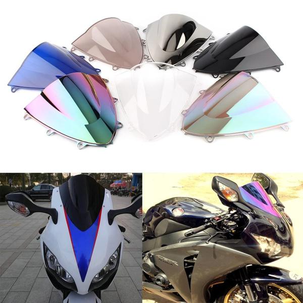 商品名:  Motorcycle Double Bubble Wind Deflectors Windshield Windscreen Fit For Honda CBR 1000 RR 2008 2009 2010 2011 (Deep...