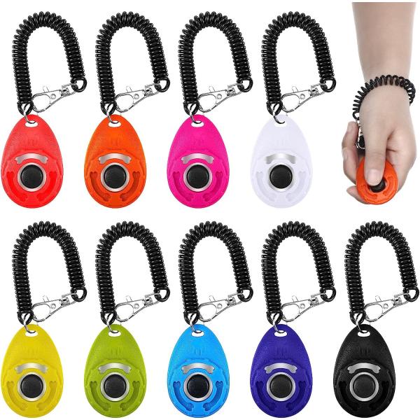 商品名Frienda 9ピース 犬用トレーニングクリッカー リストストラップ付き ペットトレーニングクリッカー 犬の行動クリッカー 行動訓練用 犬 猫 鳥 馬Frienda 9 Pieces Dog Training Clicker wit...