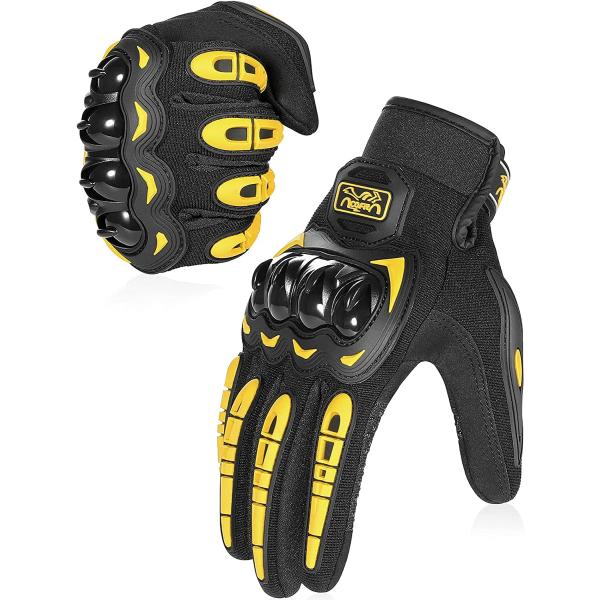 商品名COFIT Motorcycle Gloves Breathable, Touchscreen Motorbike Gloves Anti-slip with Good Grip Hard Knuckles Protection fo...