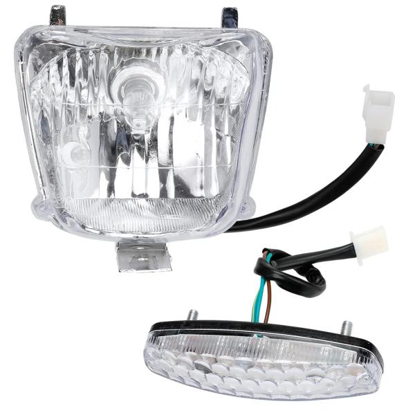 商品名:  FVRITO 12V Front Head Light Lamp and Rear Brake Tail light for 50cc 70cc 90cc 110cc 125cc Taotao 110B Coolster 305...