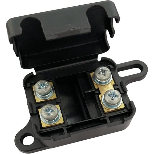 商品名Mini ANL Fuses Holder, Ampper 2 Way in-Line MANL Fuse Box for Car Audio Amplifier Inverter MANL Fuse and More (Withou...
