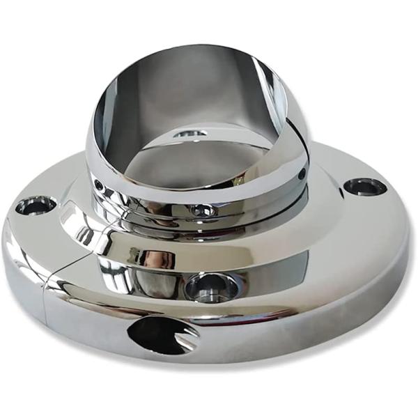 商品名DEMOTOR PERFORMANCE Chrome Steering Column Floor Mount for 2"" Columns Swivel SBC BBC 350 Universalブランド：DEMOTOR PERFO...