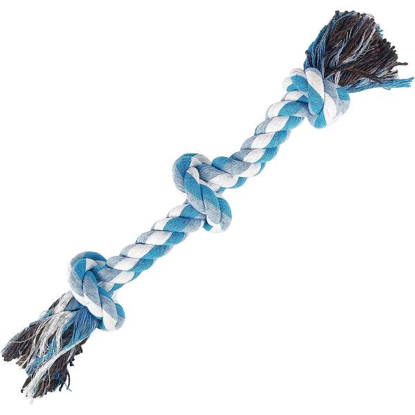 商品名Dog Rope Toys, Durable Braided Cotton Pet Chew Rope Toys for Dog Cat Puppy Teeth Cleaning(Blue)ブランド：Vivifying商品サイズ：高さ...