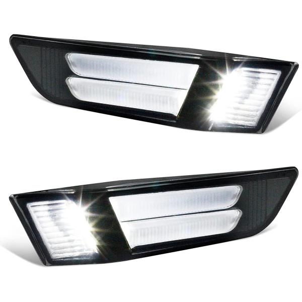 商品名NDRUSH LED Side Marker Lights Smoked Lens Sidemarkers Assembly Compatible with 2003 2004 2005 2006 2007 Infiniti G35ブ...