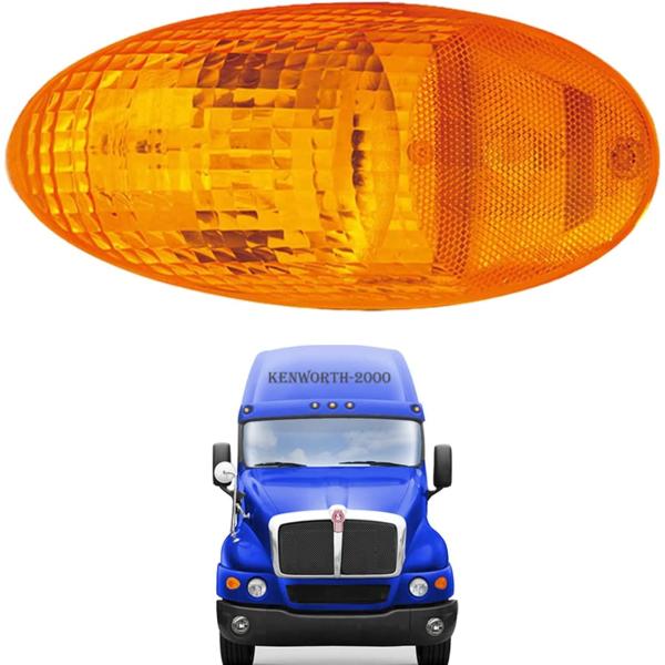 商品名Compatible with Kenworth T2000 Side Marker Light Parking Signal Corner Light for 1998-2010(KW2520100,P54-1019-4) (1)ブ...