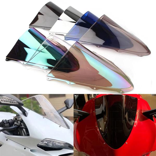 商品名: Pare-Brise de Pare-Brise de d〓flecteurs de Vent de Double Bulle de Moto pour Ducati 1299 1299S 15-19 Panigale 959 C...