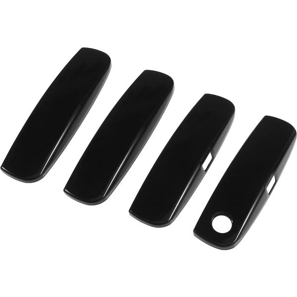 商品名X AUTOHAUX 4pcs Front Rear Left Right Glossy Black Exterior Outside Door Handle Trim Cover for Dodge Charger 2011-202...