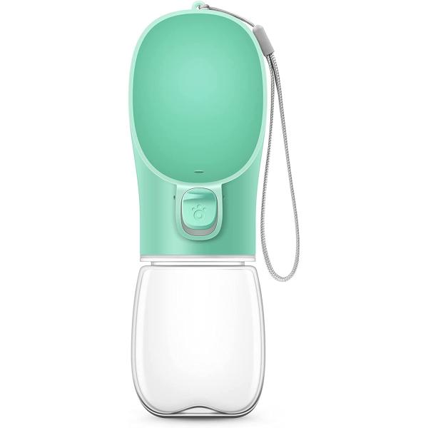 商品名Airoto Dog Water Bottle, 12OZ Portable Water Bowl for Dog Leak Proof Dog Water Dispenser for Walking, Hiking &amp; Tr...